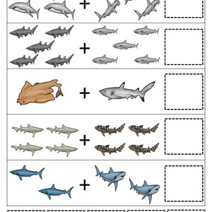 30 Sharks Printable Preschool Educational Games Download. Games and ...