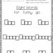 40 Printable Dolch Pre-primer Box Writing Worksheets. - Etsy