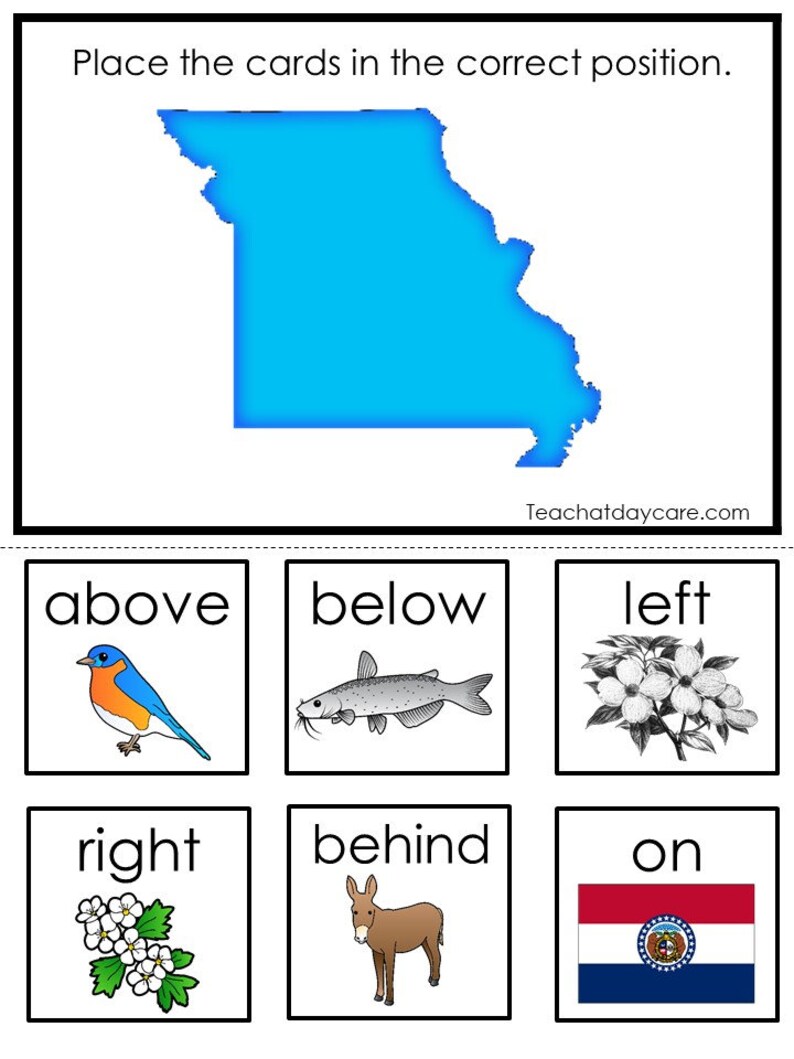 Missouri State Symbols Learning Games (PDF Download) - Etsy