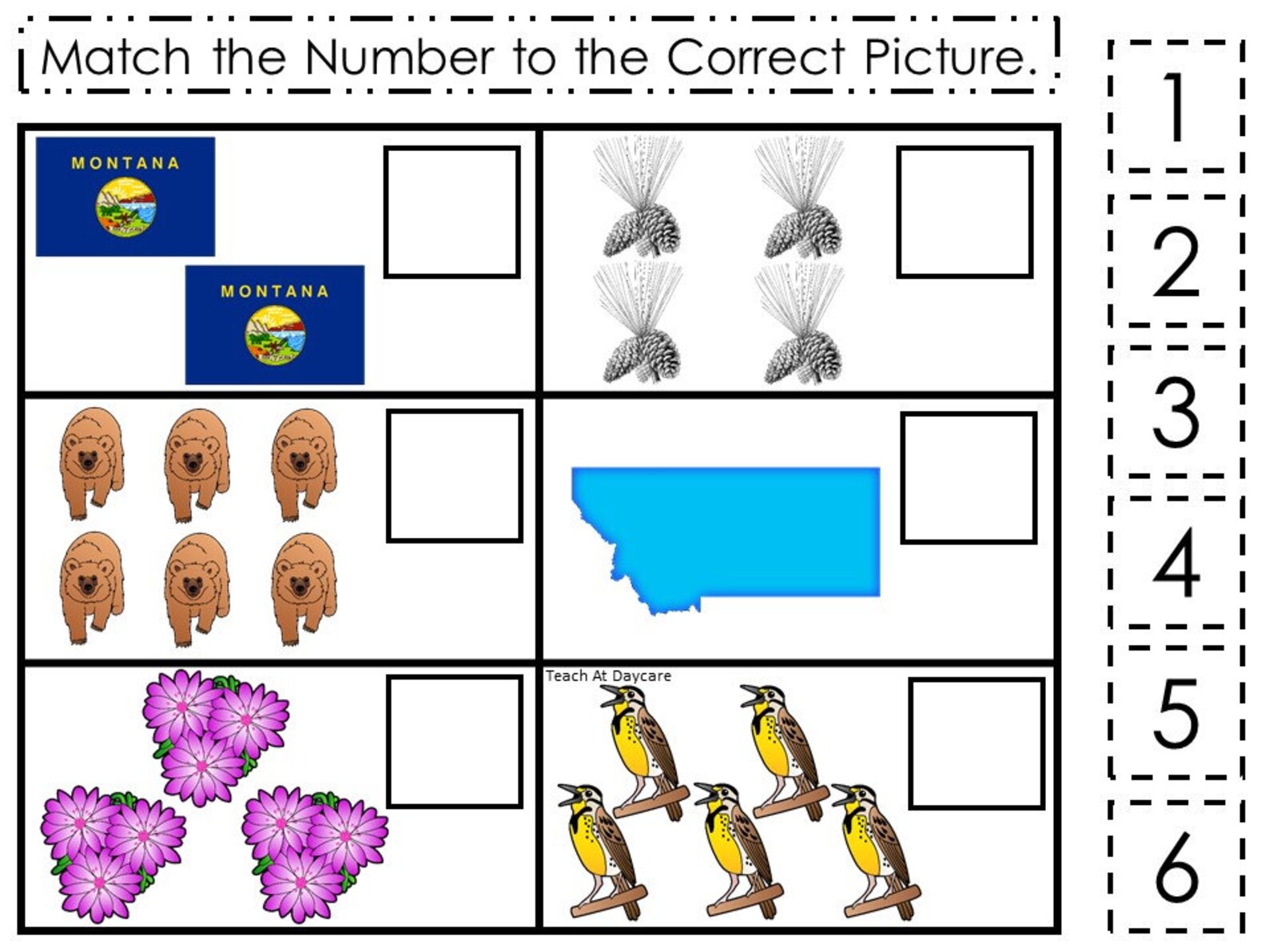 30 Montana State Symbols Themed Learning Games Download. ZIP - Etsy