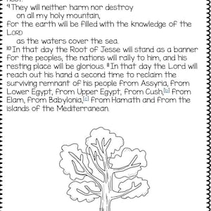 The Jesse Tree Printable Activities. Children's Bible Study. Advent ...