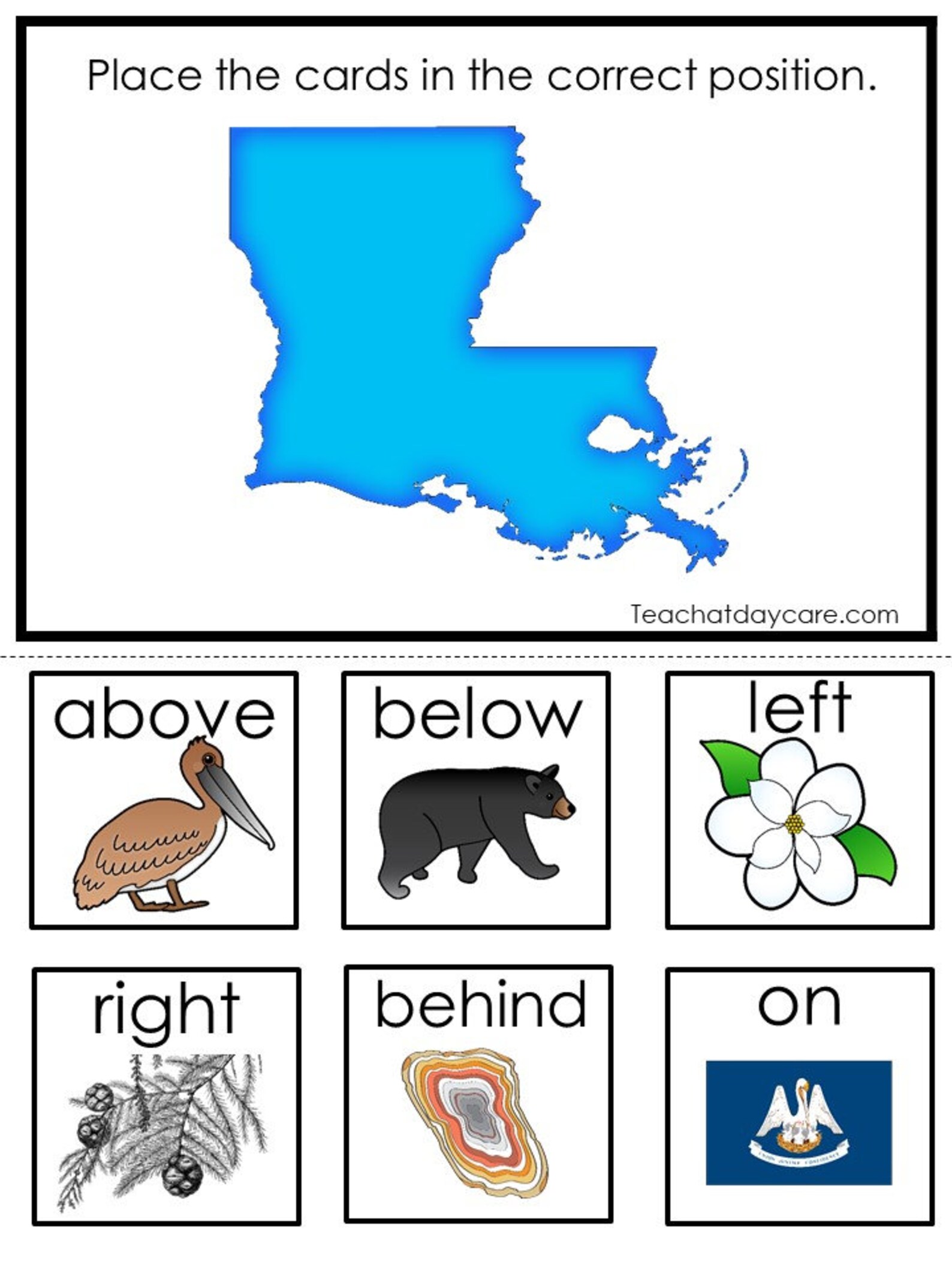 30 Louisiana State Symbols themed Learning Games Download. ZIP | Etsy