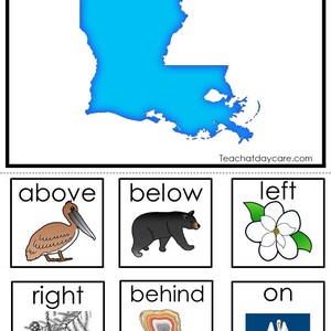 30 Louisiana State Symbols Themed Learning Games Download. ZIP File ...
