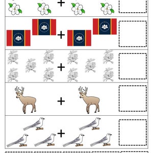 30 Mississippi State Symbols Themed Learning Games Download. ZIP File ...