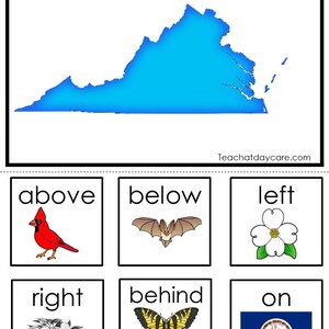 30 Virginia State Symbols Themed Learning Games Download. ZIP File ...