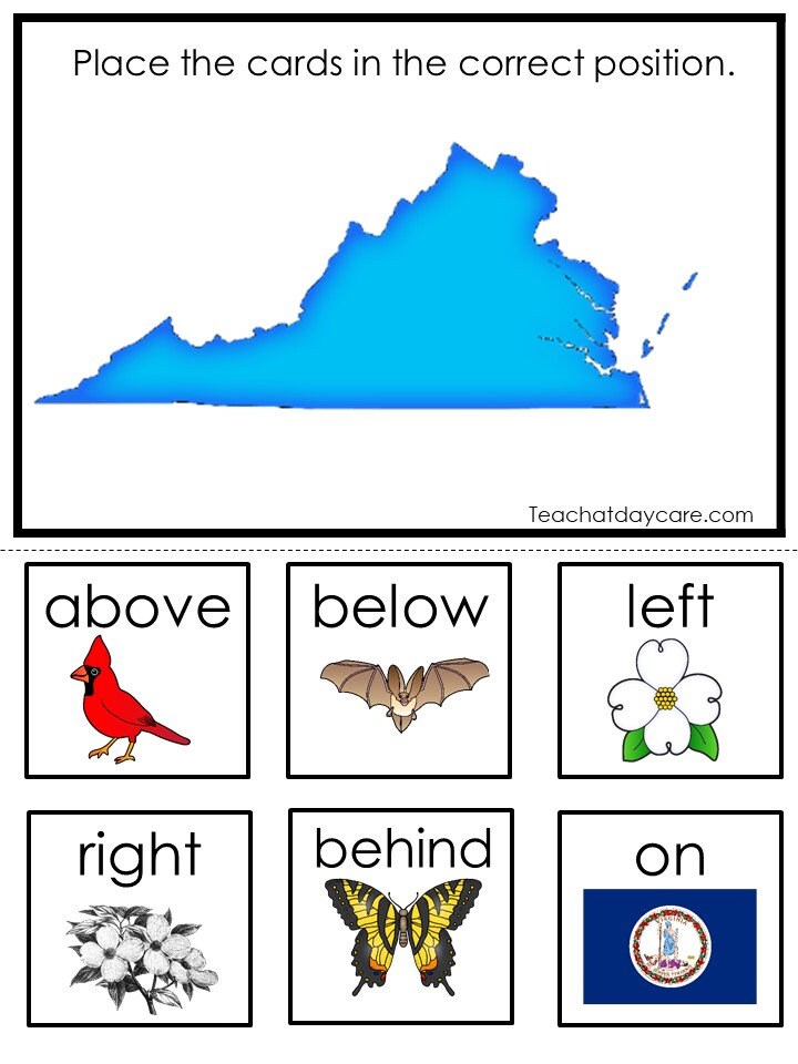 30 Virginia State Symbols Themed Learning Games Download. ZIP | Etsy