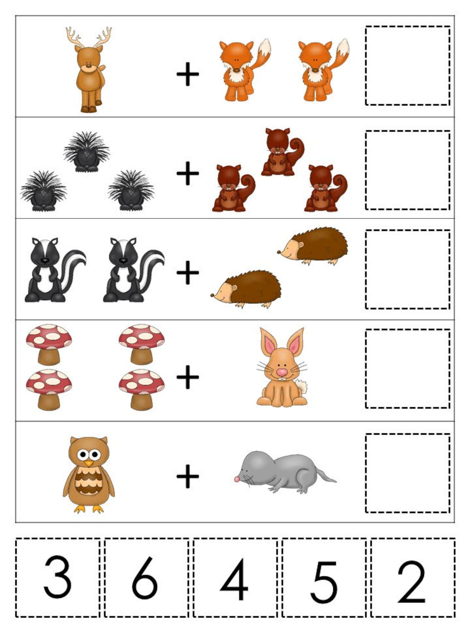 30 Woodland Animals Games Download. Games and Activities in | Etsy