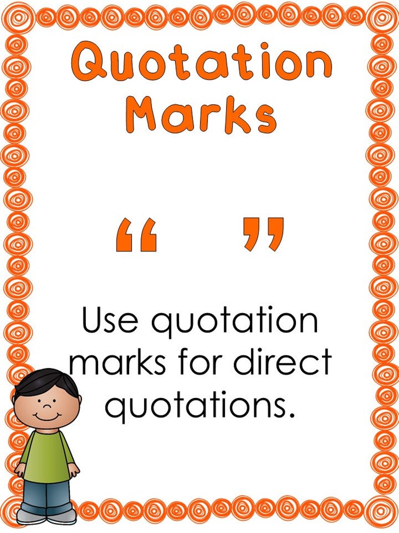 10 Printable Punctuation Posters. Full Page Classroom Wall | Etsy