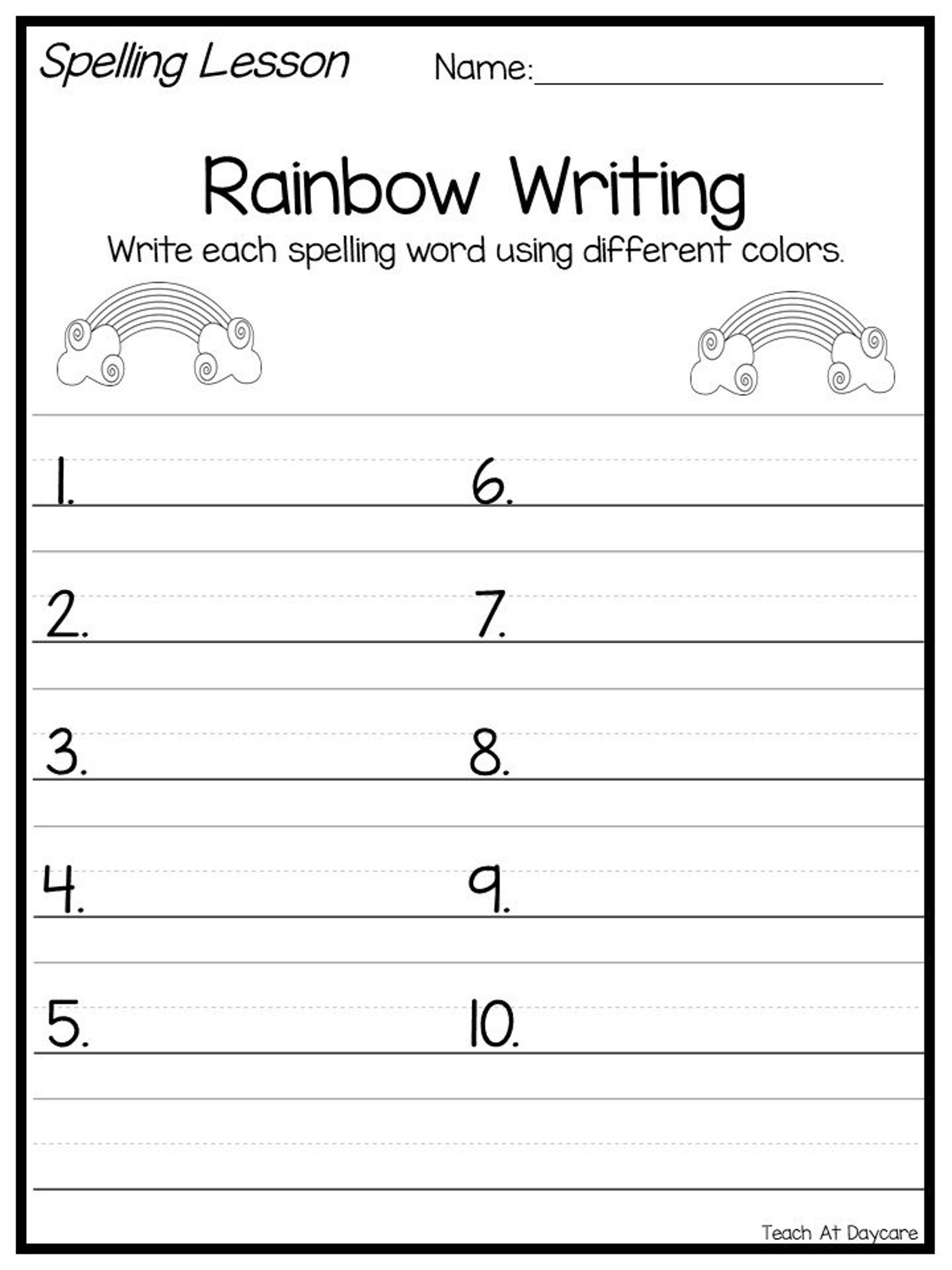 Fry First Hundred Words 91-100 Single Week Spelling Unit. Trace, Box ...