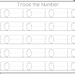 Printable Numbers 0-100 Tracing Worksheets. Preschool-kindergarten ...