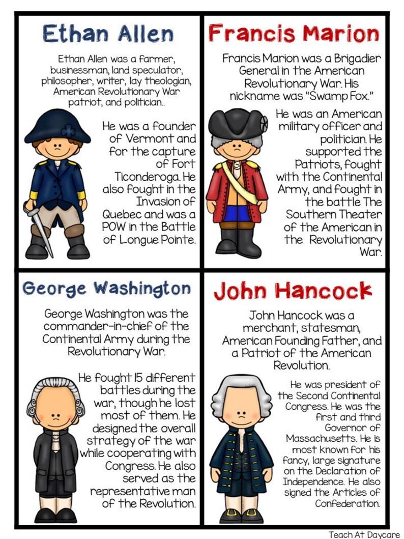 The American Revolutionary War Educational Study Unit. Worksheets ...