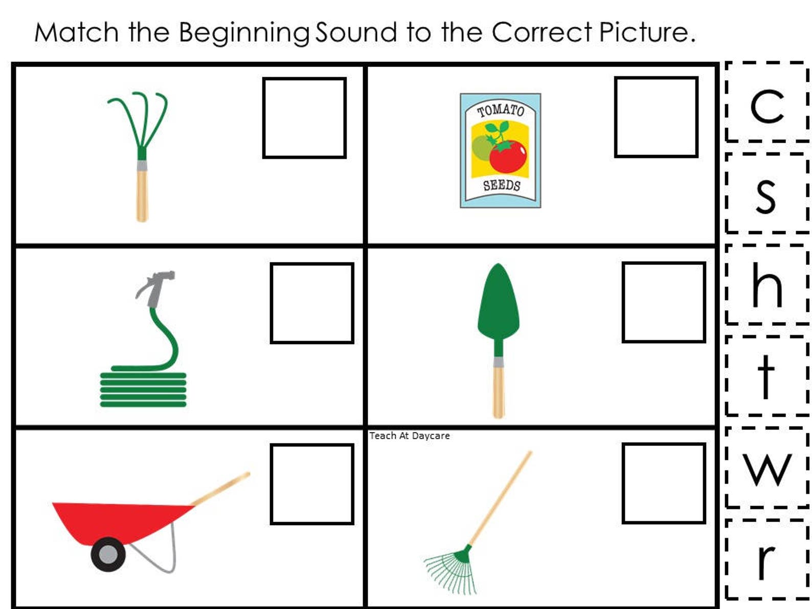 30 Gardening Preschool Learning Games Download. ZIP File. - Etsy