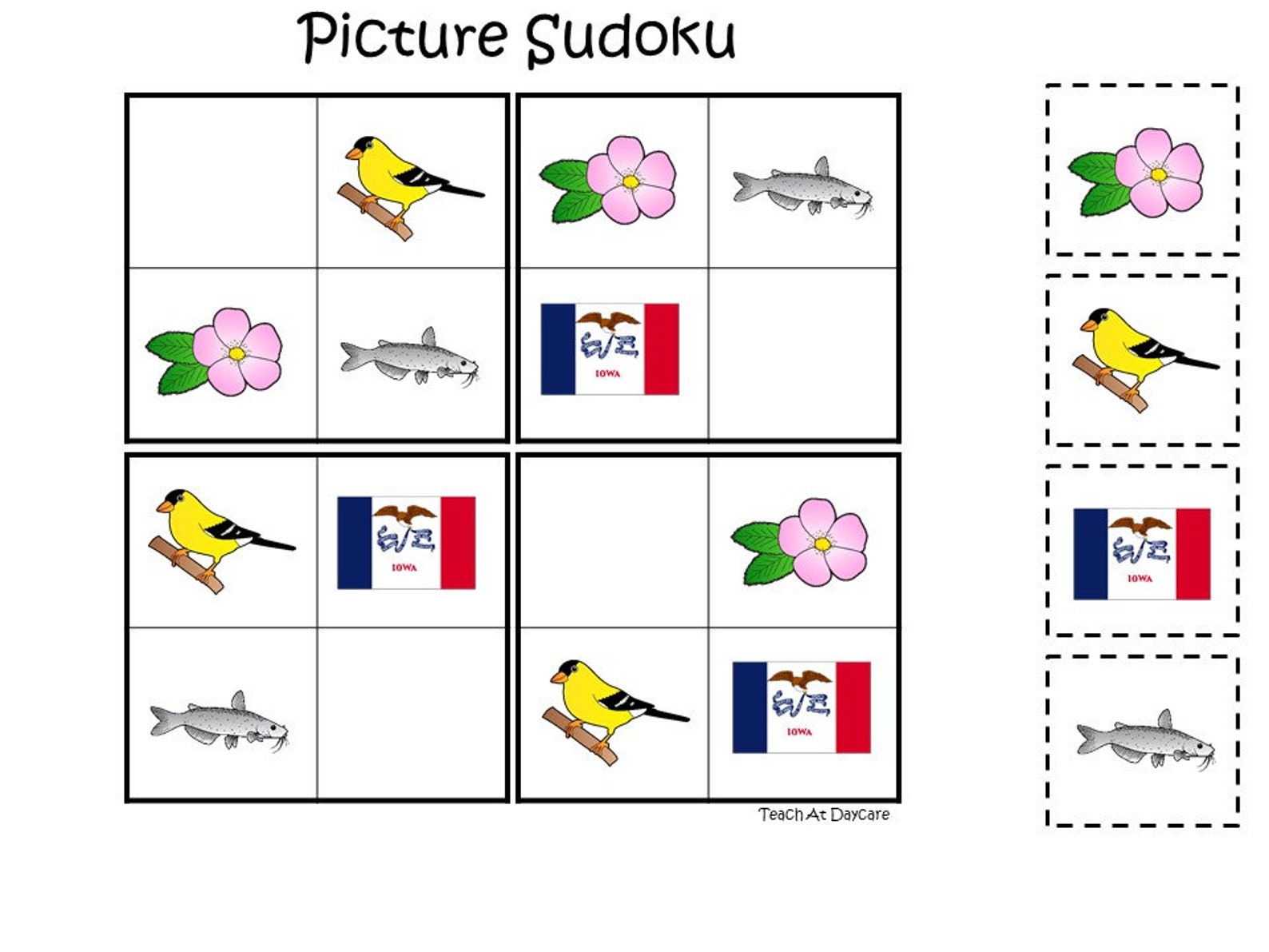 30 Iowa State Symbols themed Learning Games Download. ZIP | Etsy