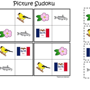 30 Iowa State Symbols Themed Learning Games Download. ZIP File ...