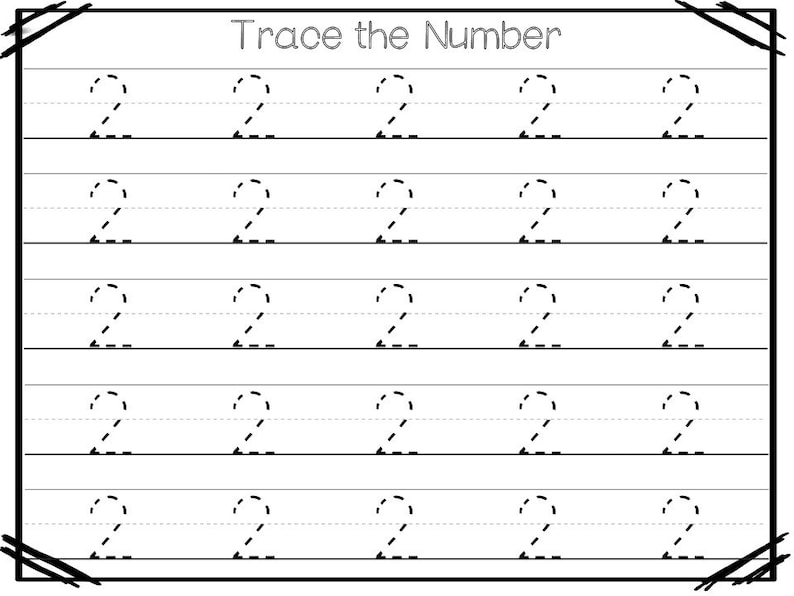 Printable Numbers 0-100 Tracing Worksheets. - Etsy Canada