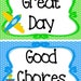 8 Printable Transportation Theme Preschool Behavior Clip Chart Cards ...