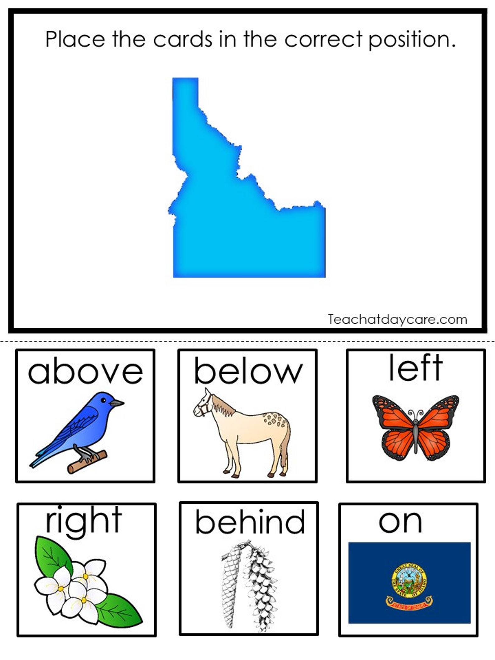 30 Idaho State Symbols themed Learning Games Download. ZIP | Etsy