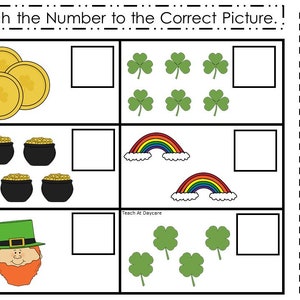 30 Printable St. Patrick's Day Preschool Educational Learning Games ...