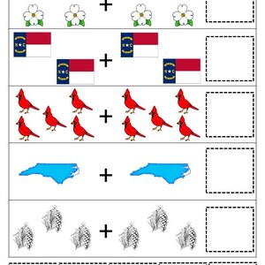 30 North Carolina State Symbols Themed Learning Games Download. ZIP ...