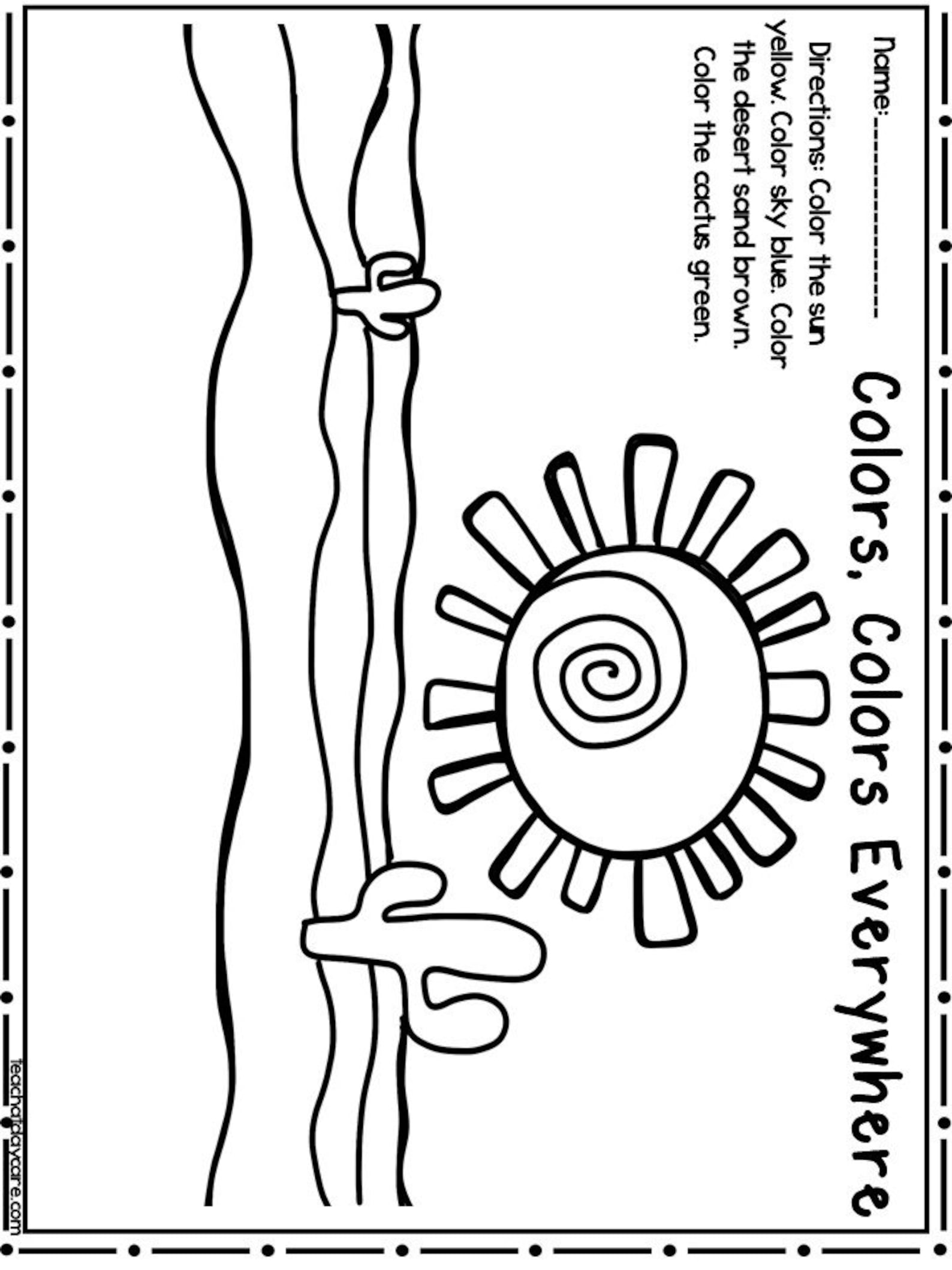 Color by Reading Worksheets, Preschool & Kindergarten (21 Pages) - Etsy