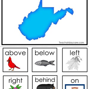 30 West Virginia State Symbols Themed Learning Games Download. ZIP File ...