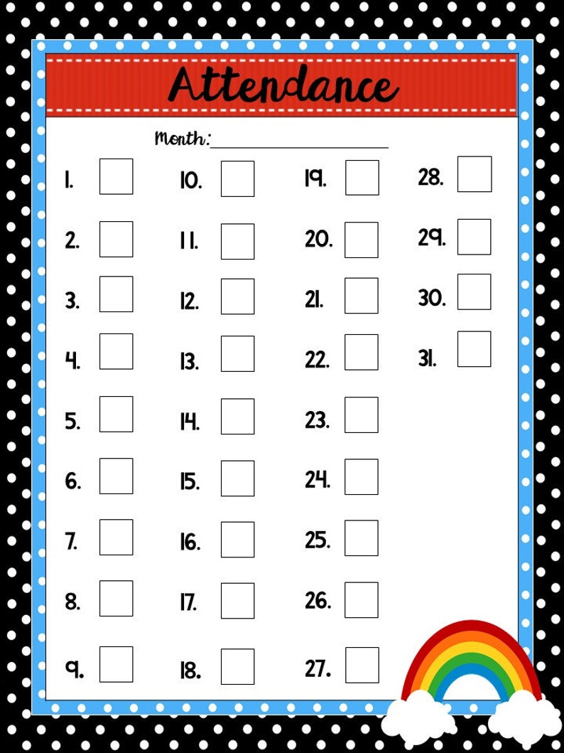 Printable Ribbon and Rainbows Planner. Homeschool Lesson | Etsy