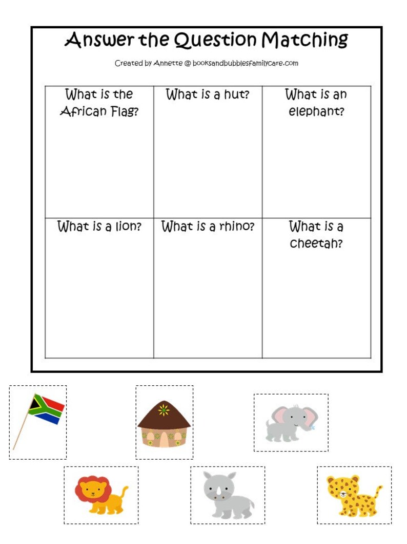 30 South Africa Games Download. Games and Activities in PDF | Etsy