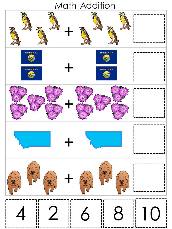 30 Montana State Symbols themed Learning Games Download. ZIP | Etsy