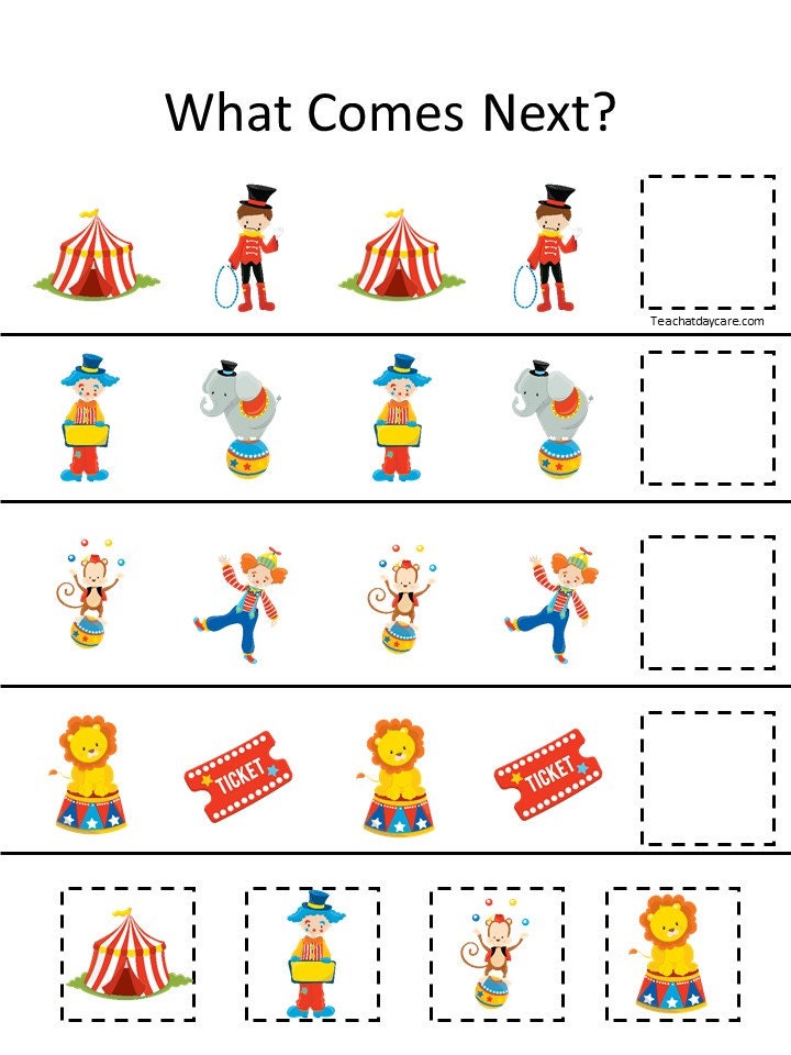 30 Circus Games Download. Games and Activities in PDF Files. | Etsy