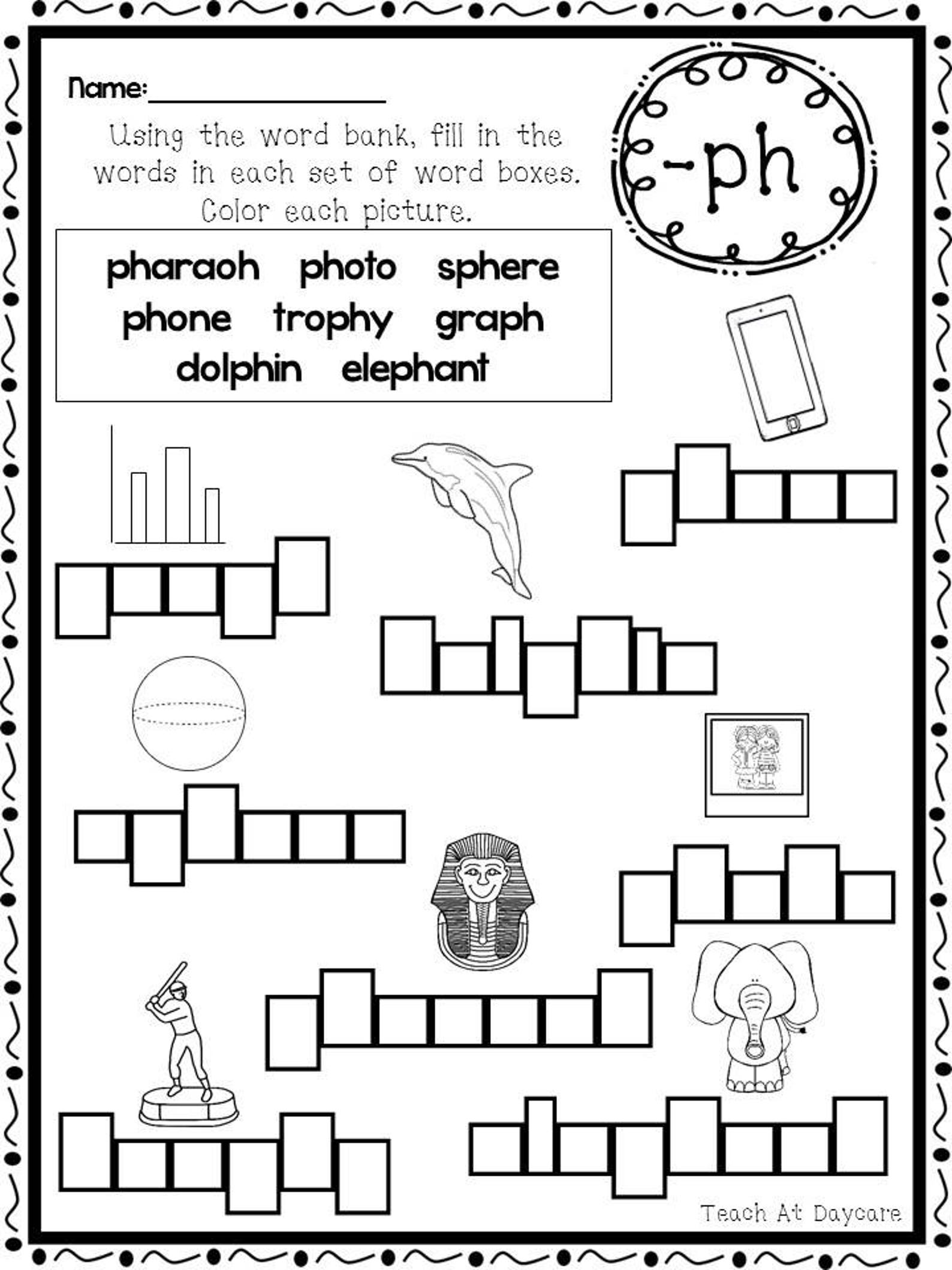 254 Blends and Digraphs Worksheets Download. 1st-3rd Grade - Etsy Canada