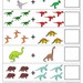 30 Dinosaur Printable Preschool Educational Games Download. - Etsy