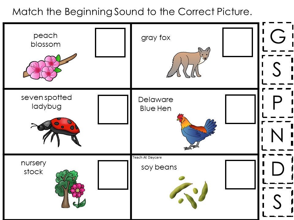 30 Delaware State Symbols themed Learning Games Download. ZIP | Etsy