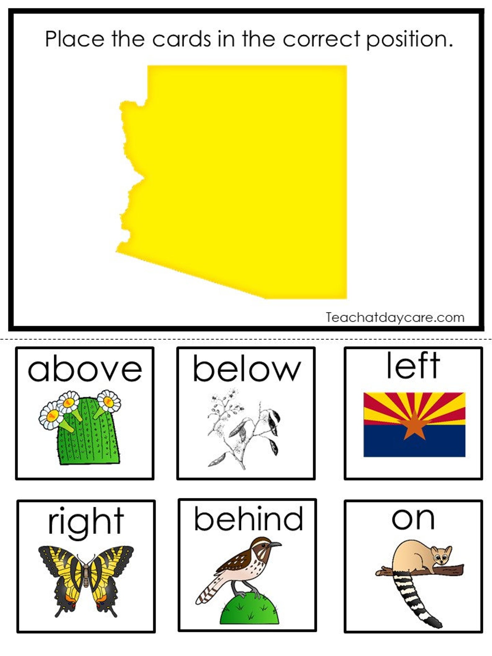 30 Arizona State Symbols Themed Learning Games Download. ZIP - Etsy