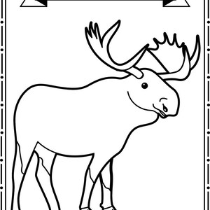 50 Printable State Animals Color Worksheets. Preschool and Kindergarten ...