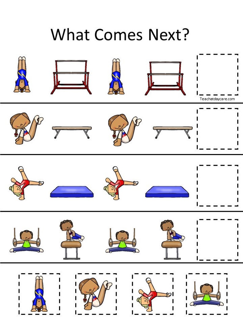 30 Gymnastics Games Download. Games and Activities in PDF | Etsy