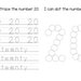 20 Number Mini Books Printable Worksheets in a ZIP File. Preschool-1st ...