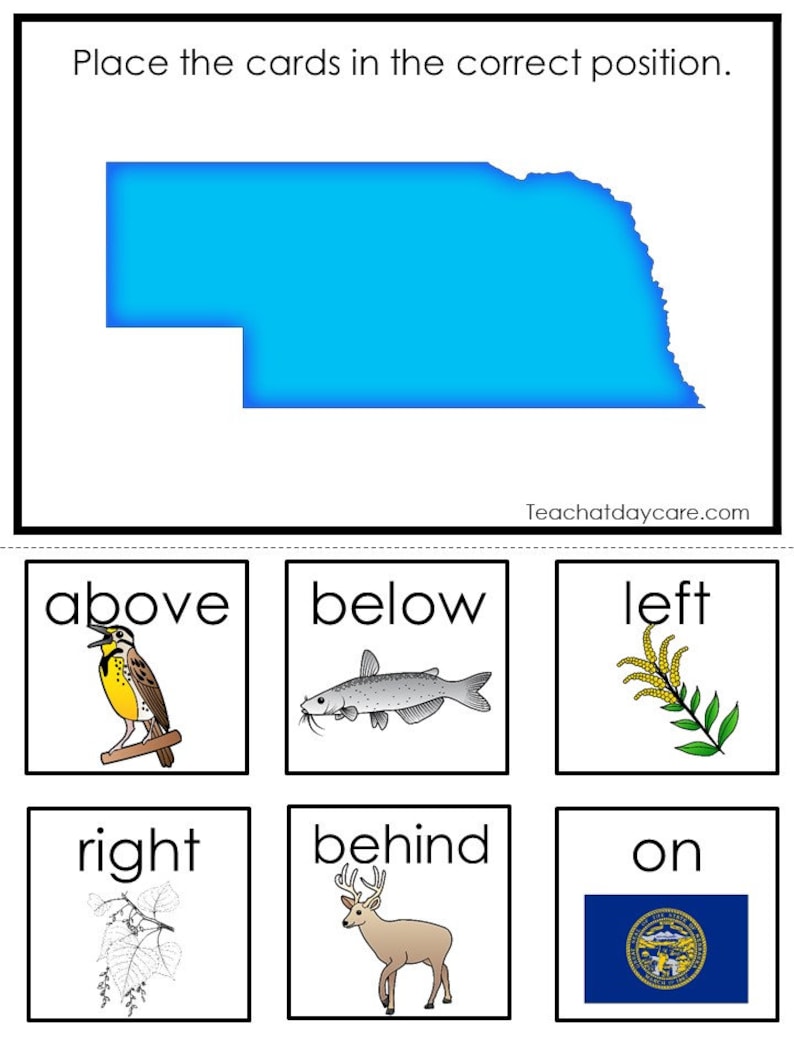 30 Nebraska State Symbols Themed Learning Games Download. ZIP - Etsy