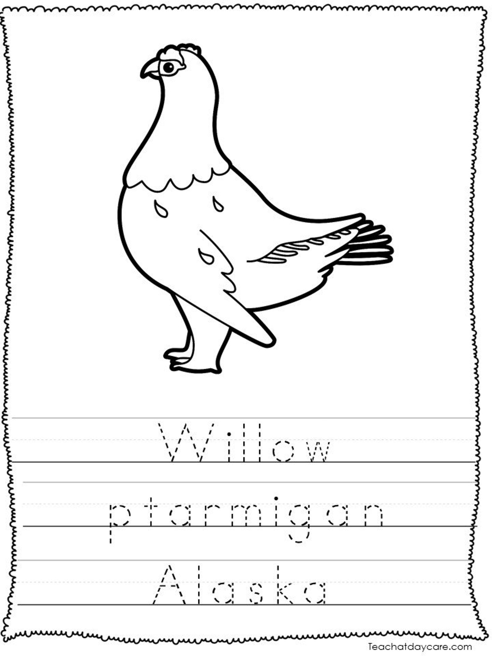 50 Printable State Birds Color Worksheets. Preschool and | Etsy