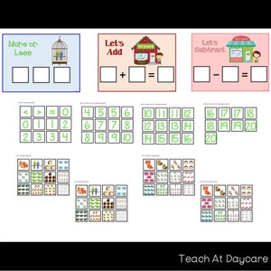 10 Printable Pets Themed Kindergarten Math Center Games and Activities ...