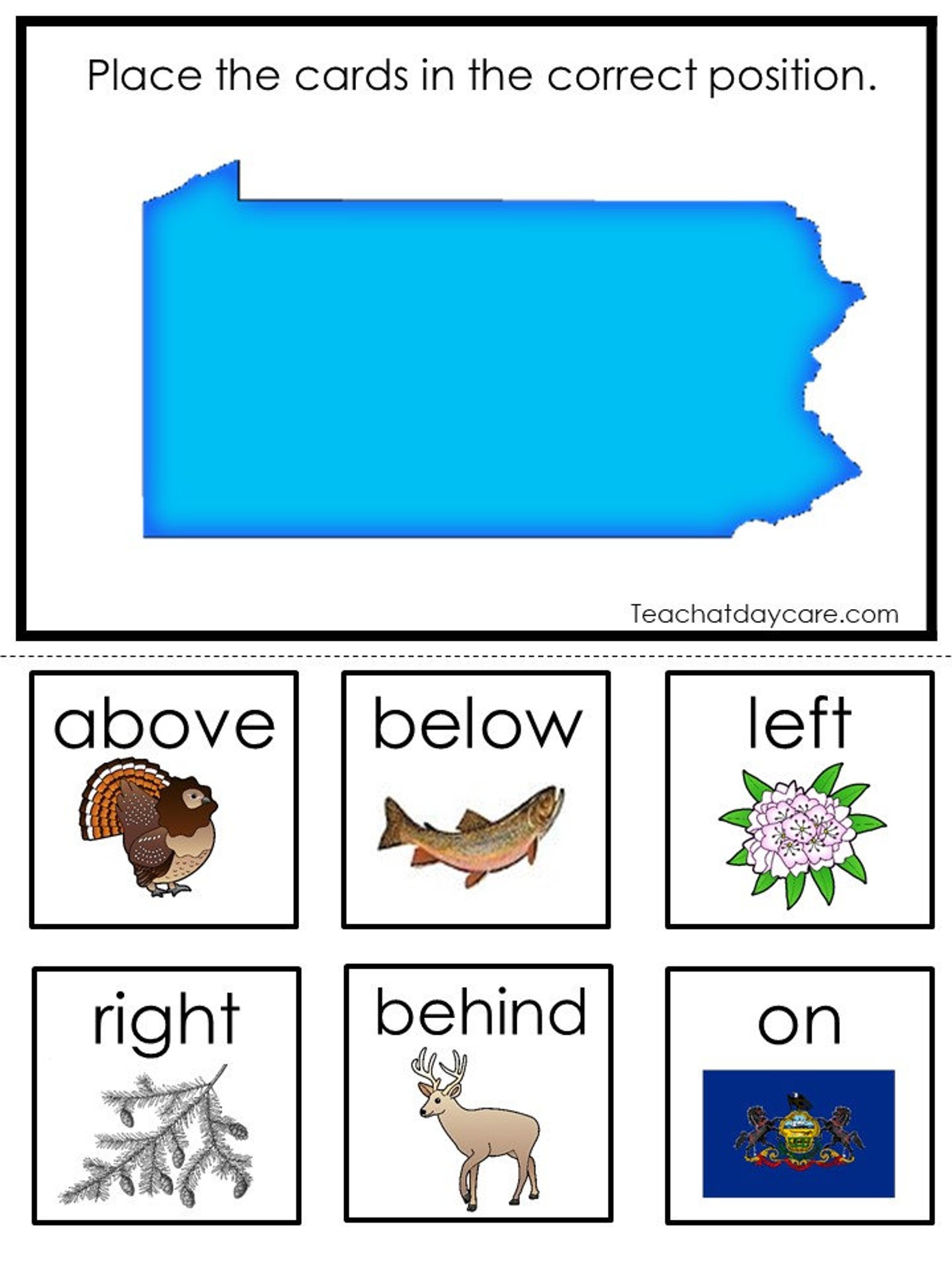 30 Pennsylvania State Symbols Themed Learning Games Download. | Etsy
