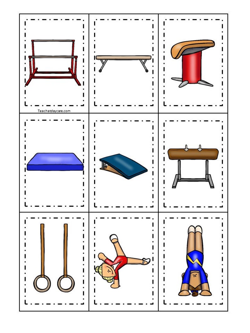 30 Gymnastics Games Download. Games and Activities in PDF | Etsy