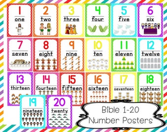 Number Posters Preschool - Etsy