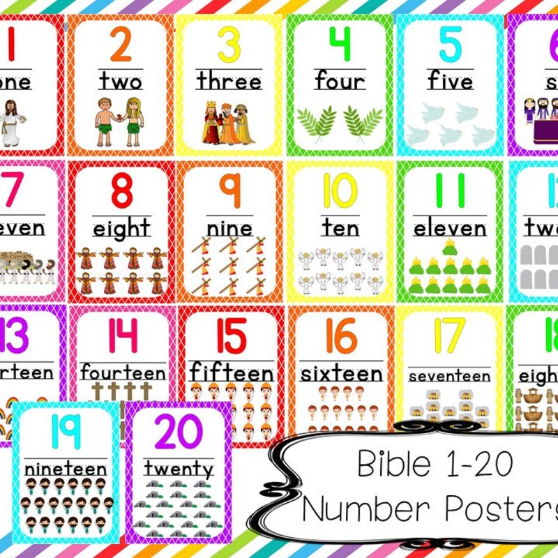Number Poster - Etsy