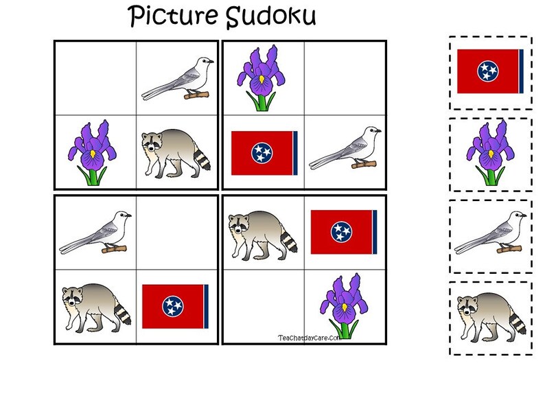 30 Tennessee State Symbols themed Learning Games Download. ZIP | Etsy