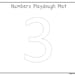 21 Printable Numbers Play Dough Mats Worksheets. Numbers 0-20 ...
