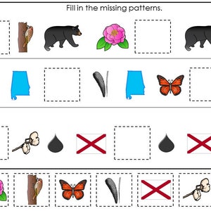 30 Alabama State Symbols Themed Learning Games Download. ZIP File ...