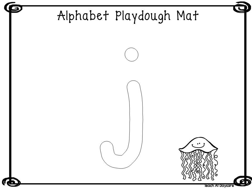 26 Printable Alphabet Lowercase Play Dough Mats Worksheets. | Etsy ...