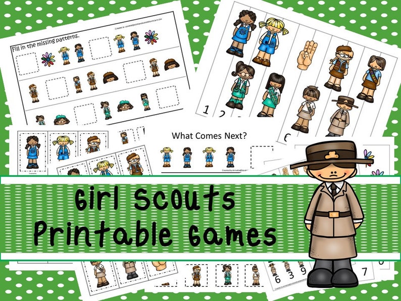 30 Girl Scouts Games Download. Games and Activities in PDF Files. - Etsy