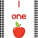 20 Printable Apple Themed Numbers Posters. Numbers 1-20. Classroom Wall ...