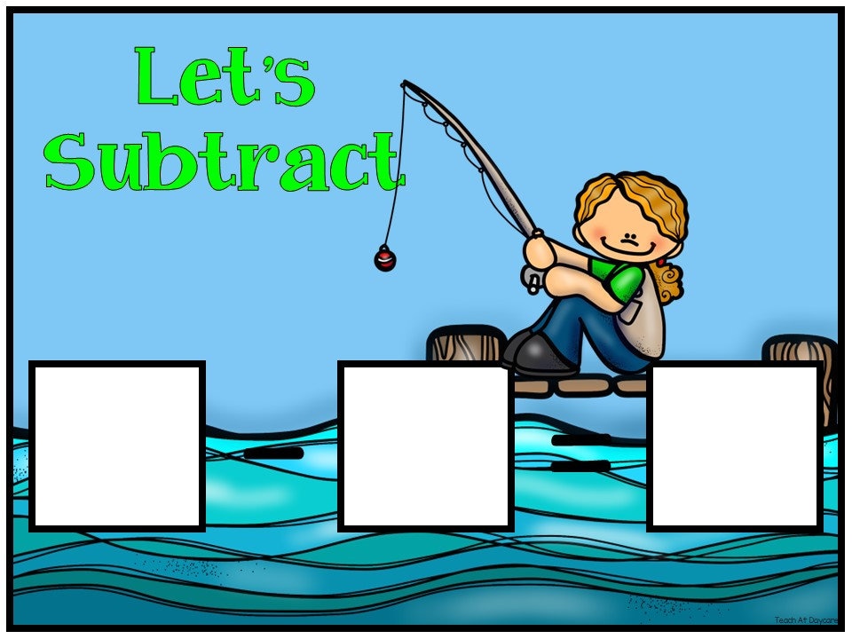 10 Printable Gone Fishing Themed Kindergarten Math Center Games and ...